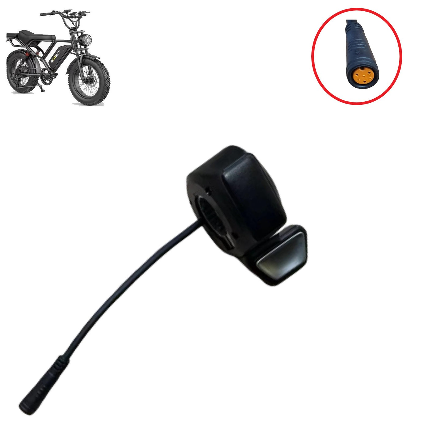 throttle for qlaway bk20 electric bike replacement Accelerator for ...