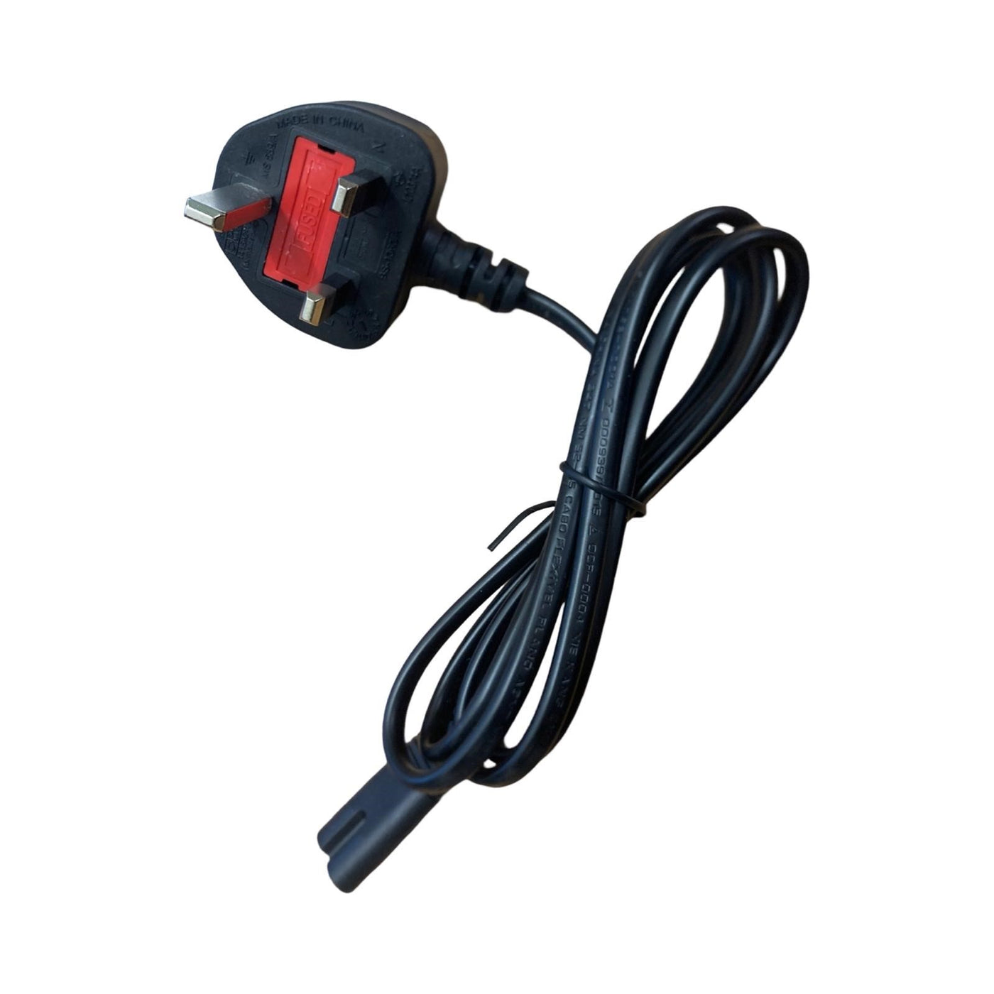 escooter charger lead uk | Figure 8 UK Power Lead Plug Cord | 2 pin ...