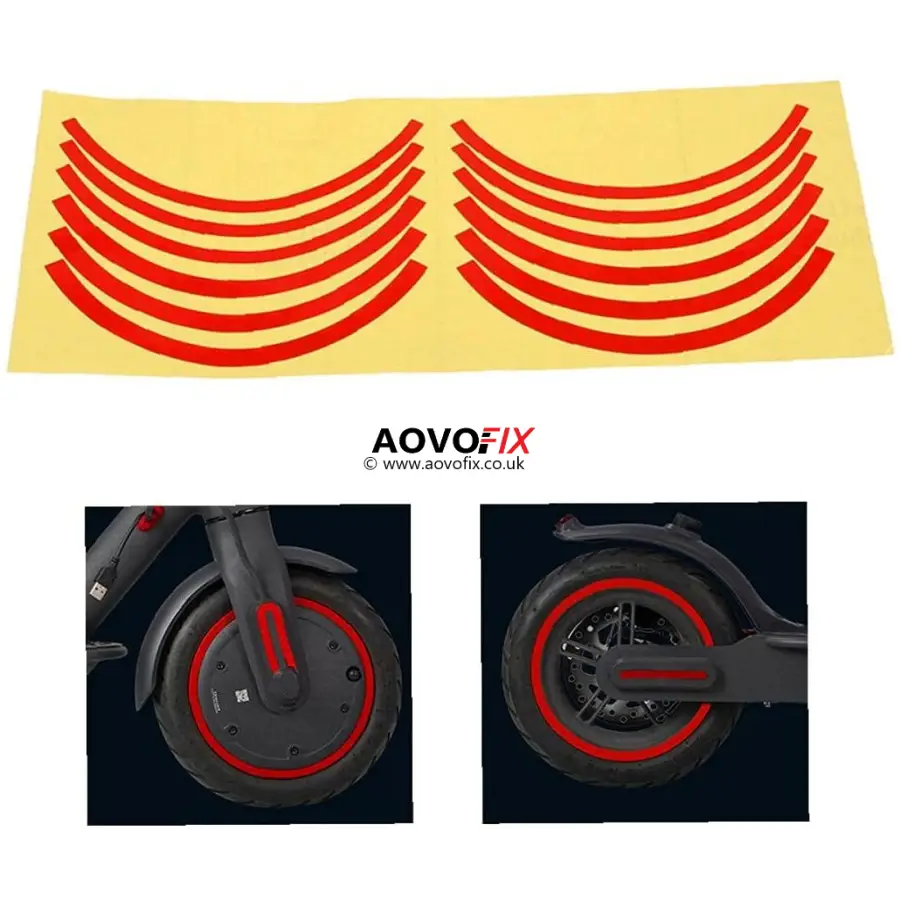 Aovo Scooter wheel Sticker | AOVO eScooter UK | FAST DELIVERY — Aovo Fix